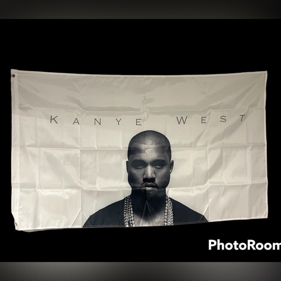 Nike | Wall Decor | Kanye West Portrait Flag 3x5 Feet Brand New Rappers ...